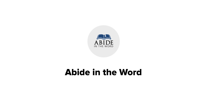 Give - Abide in the Word