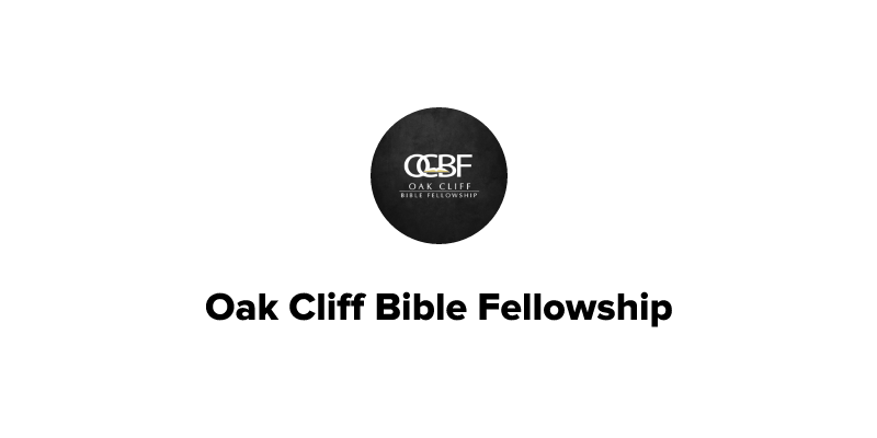 Give - Oak Cliff Bible Fellowship