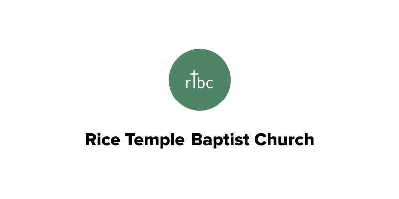 Give - Rice Temple Baptist Church