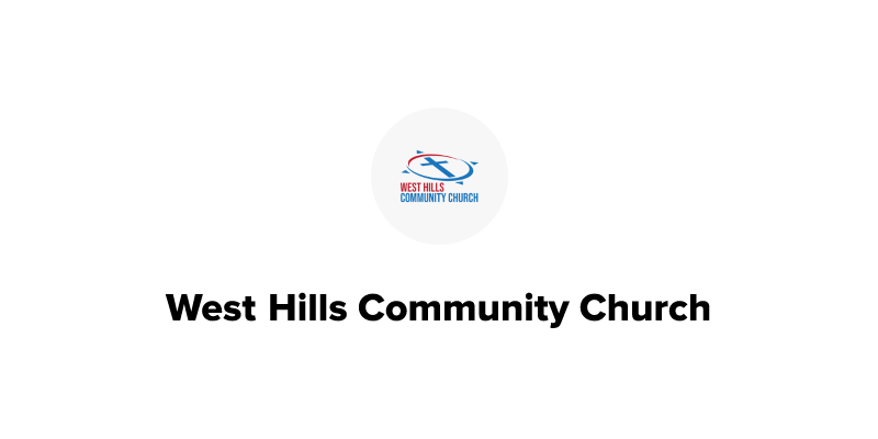 Give - West Hills Community Church